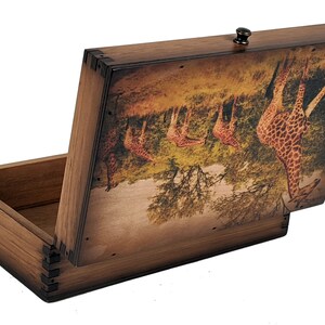 Giraffe Family Memory Box - Etsy