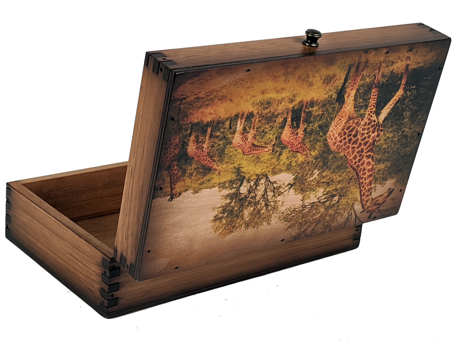 Giraffe Family Memory Box - Etsy