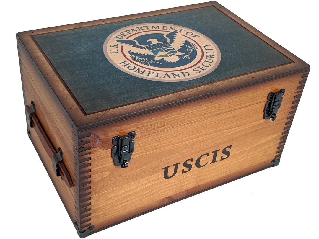 USCIS Homeland Security Keepsake Box - Etsy