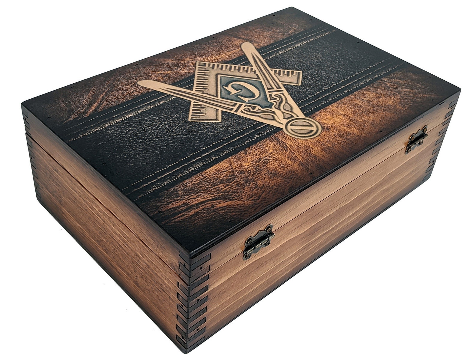 Freemason Compass & Square Memory Box - Etsy