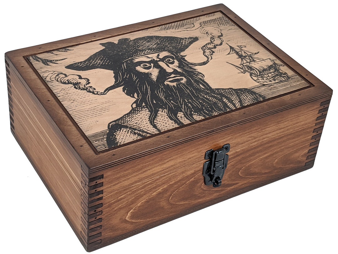 Blackbeard Portrait Alcohol Gift Set - Etsy
