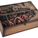 Black & Red Train Memory Box - Etsy