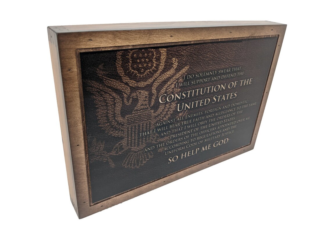 Military Oath of Enlistment Wall Art - Etsy