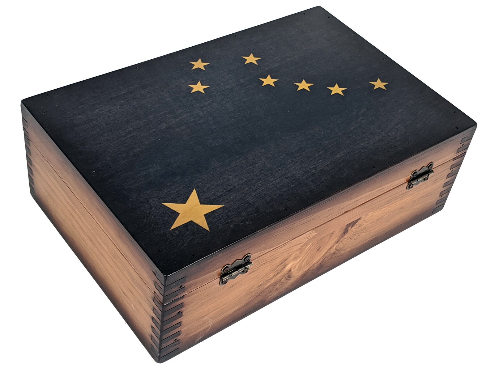 Alaska State Flag Memory Box | Etsy