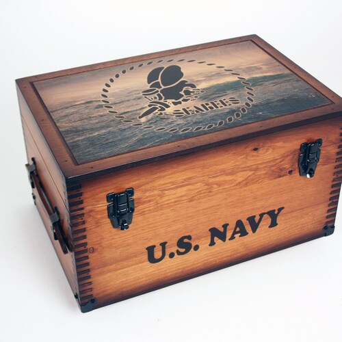 Navy Seabees Keepsake Box - Etsy