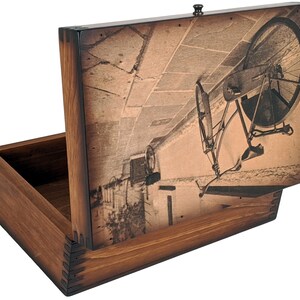 Vintage Bicycle Memory Box - Etsy