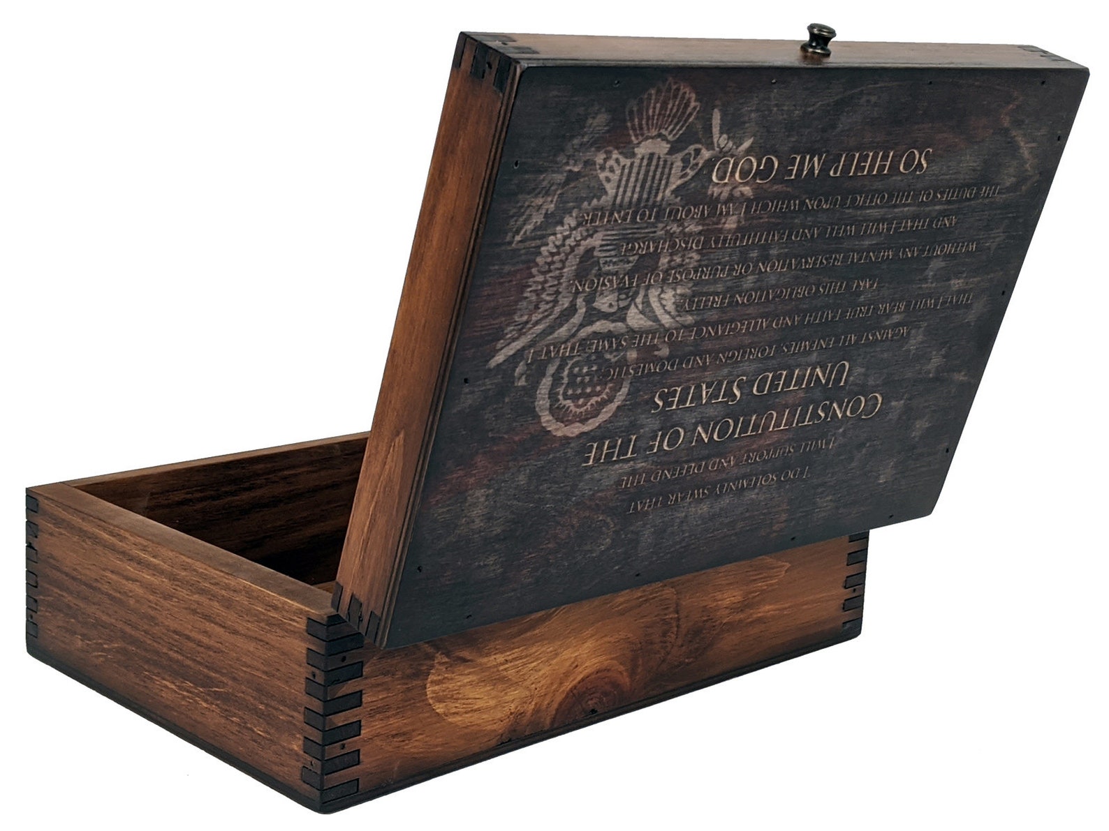 Military Oath of Office Memory Box - Etsy