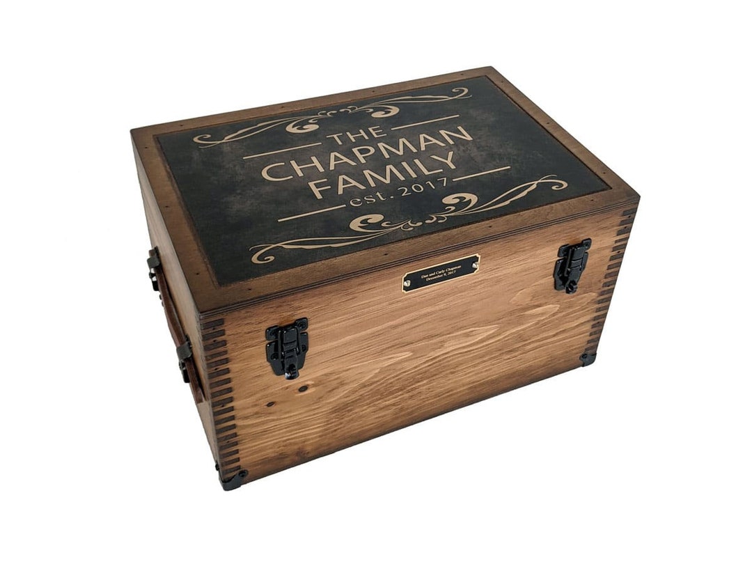 Custom Family Name Keepsake Box - Etsy