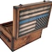 Police Thin Blue Line Keepsake Box - Etsy