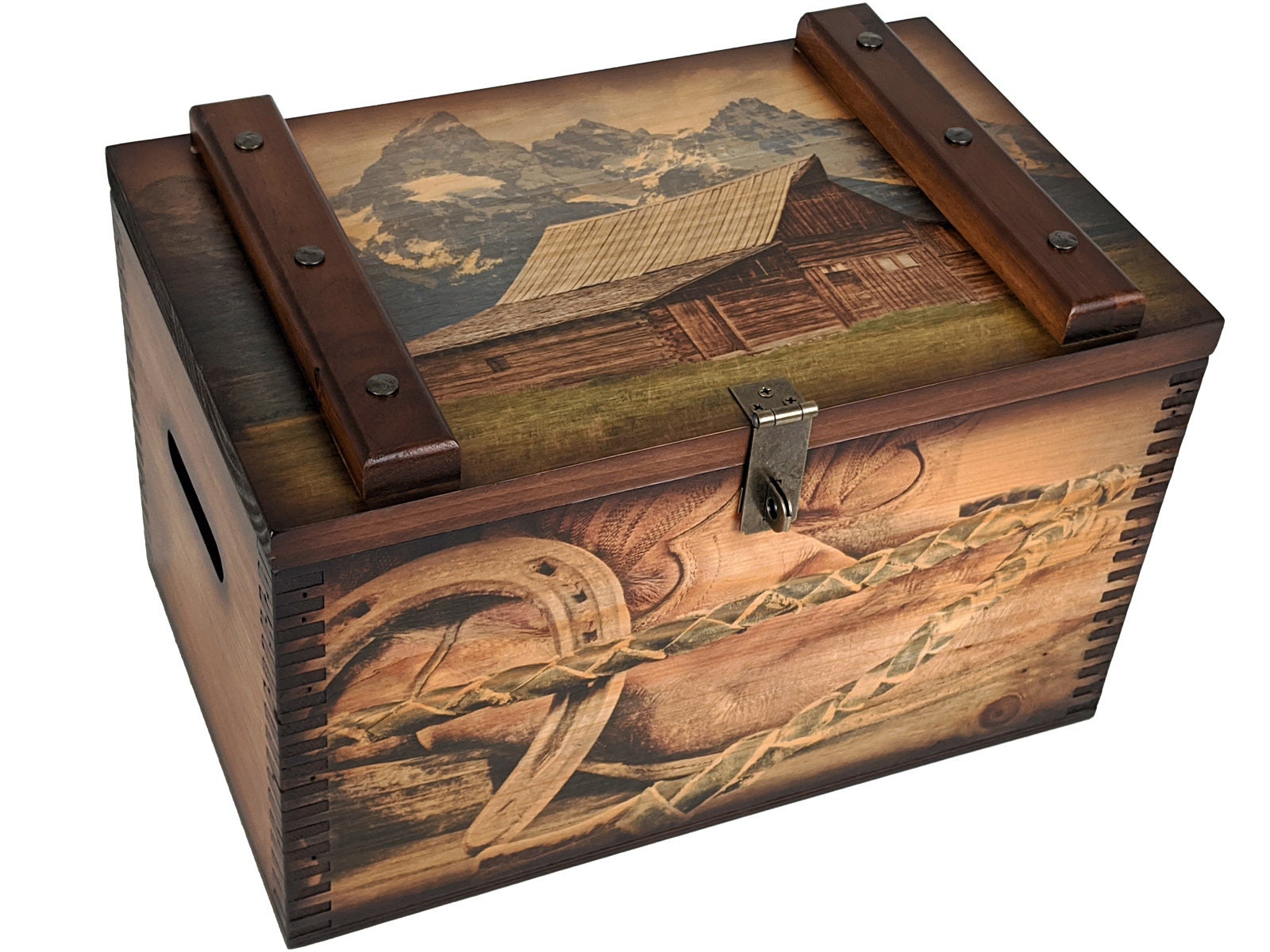 Grand Teton Cowboy Ammo Box - Etsy