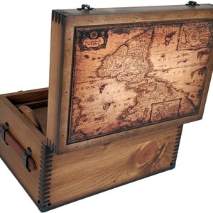 Vintage Map of America Keepsake Box - Etsy