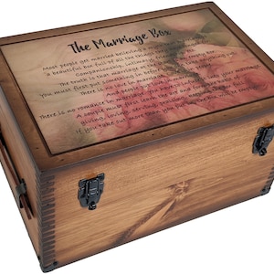 The Marriage Poem Keepsake Box - Etsy