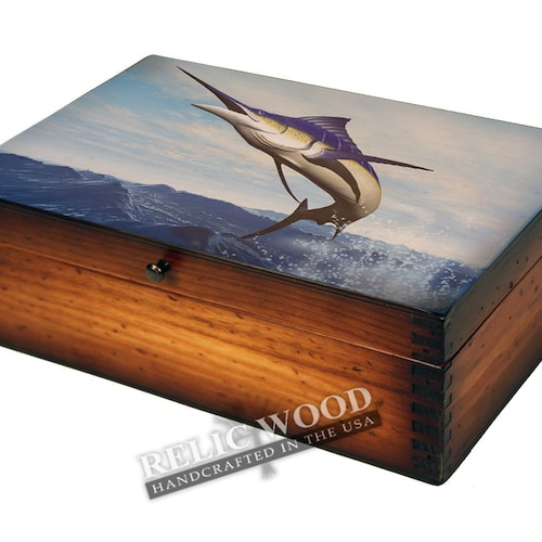 Nautical Wooden Memory Box - Etsy