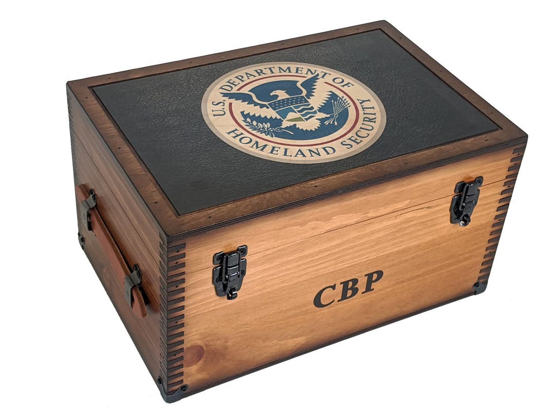 CBP- Homeland Security Keepsake Box - Etsy