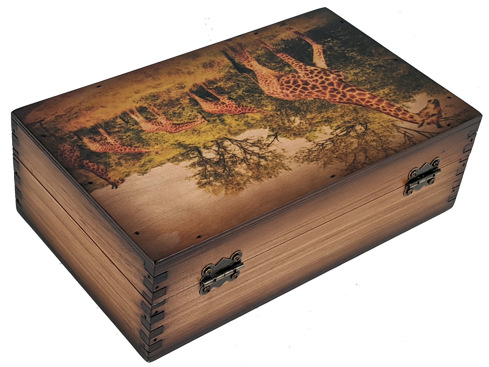 Giraffe Family Memory Box - Etsy