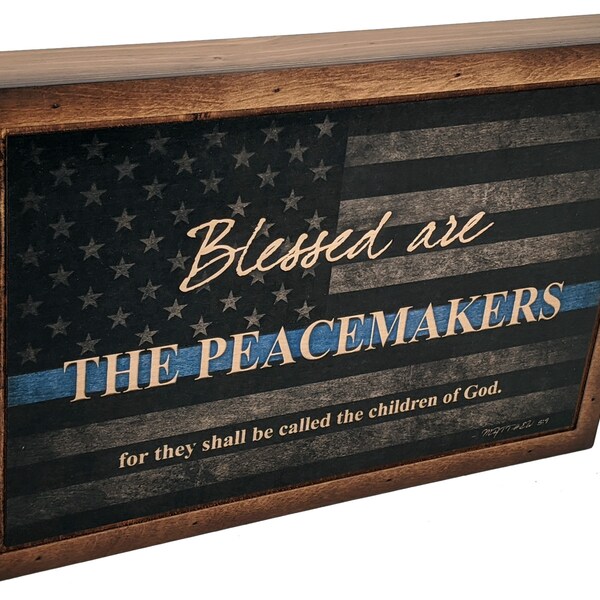 Blessed Are the Peacemakers Sign - Etsy