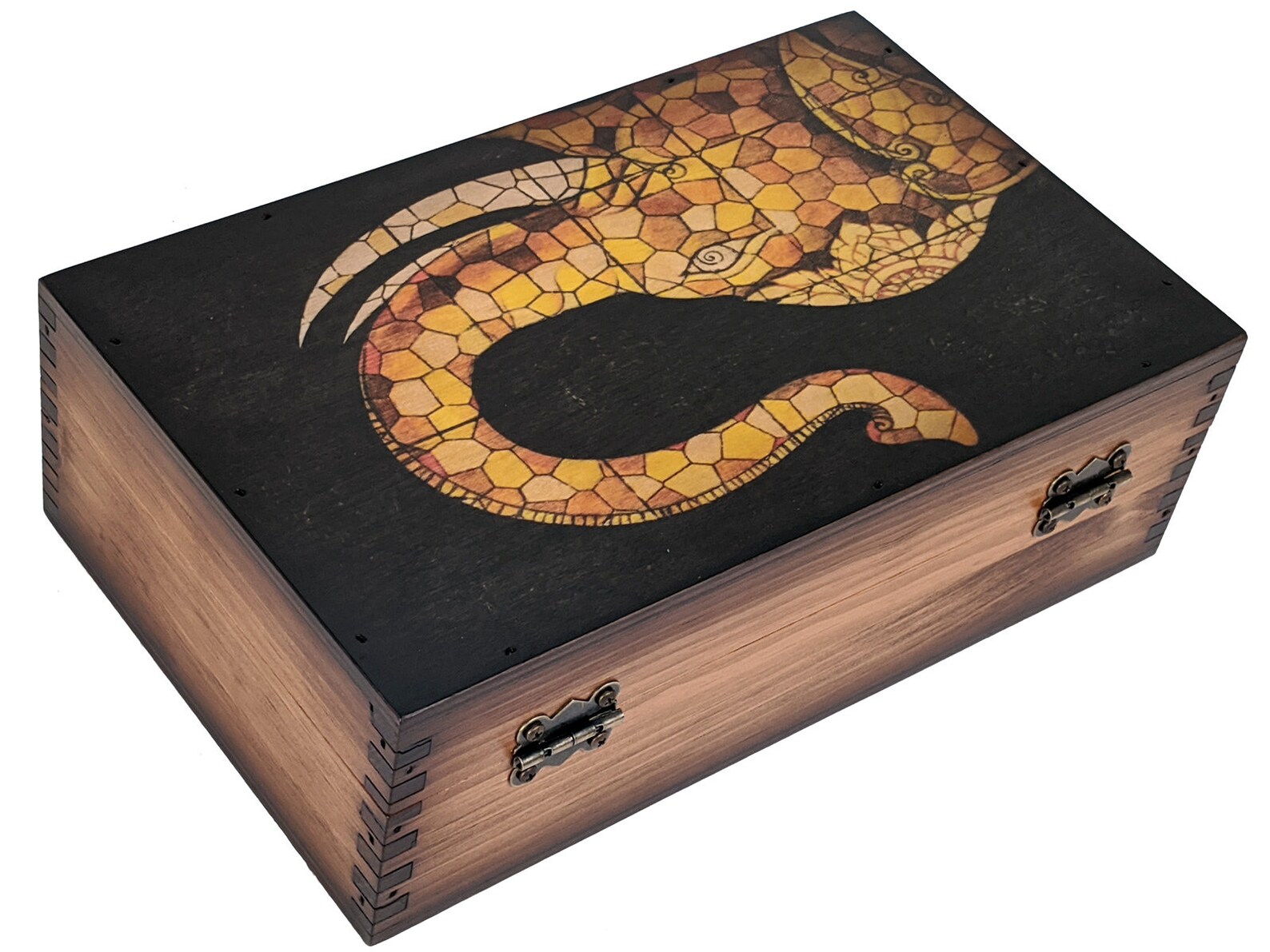 Elephant Mosaic Medium Box | Etsy