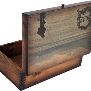 Alaska Fishing Memory Box - Etsy