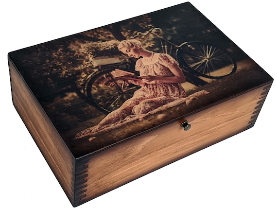 Vintage Reading in Spring Memory Box | Etsy