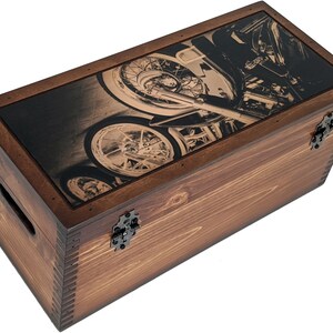 Motorcycle “ride to Live” Storage Box - Etsy