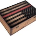 Thin Red Line Memory Box - Etsy