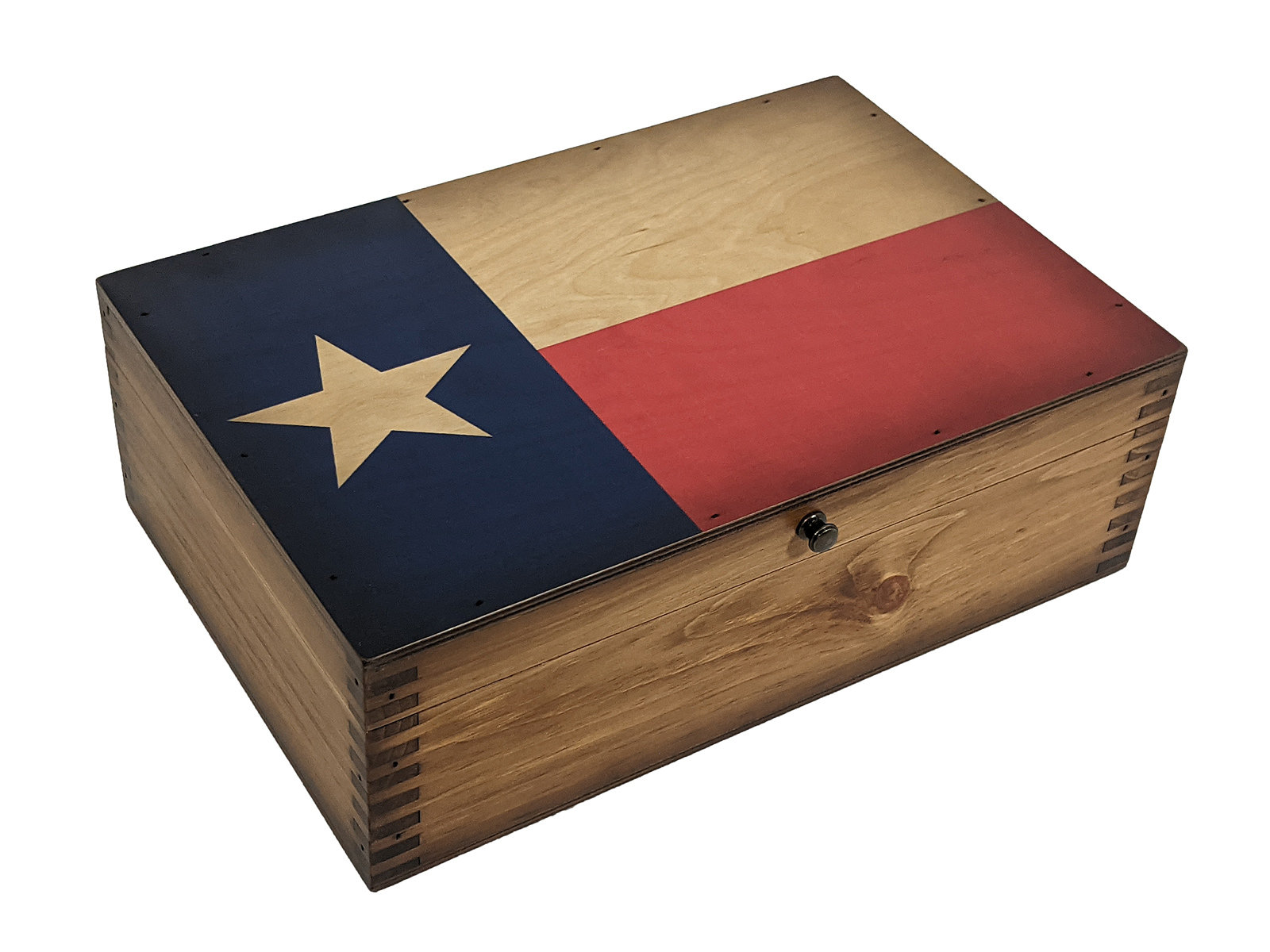 Texas State Flag Wooden Memory Box - Etsy