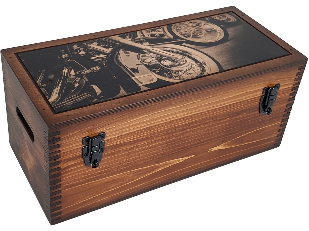 Motorcycle “ride to Live” Storage Box - Etsy