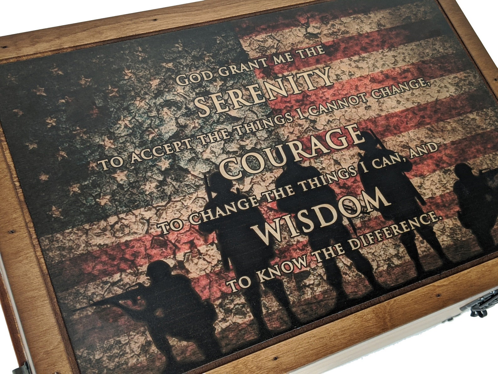 God Grant Me Wisdom Military Keepsake Box - Etsy