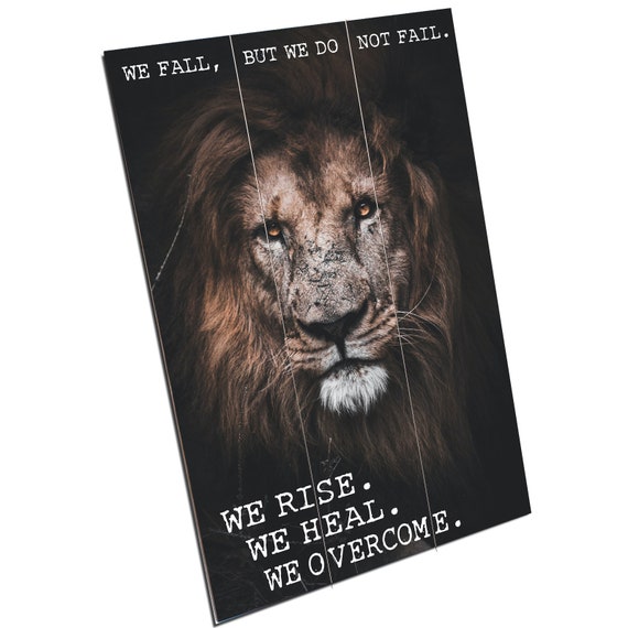 Overcome 3 Panel Pallet Sign | Etsy