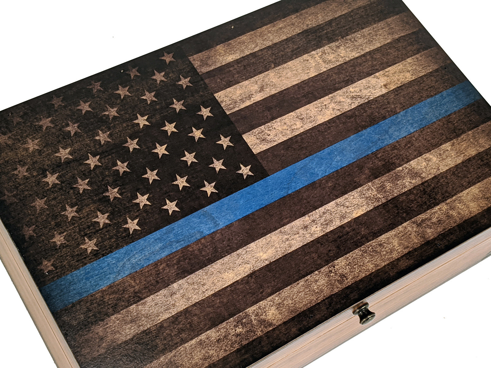 Thin Blue Line Memory Box - Etsy