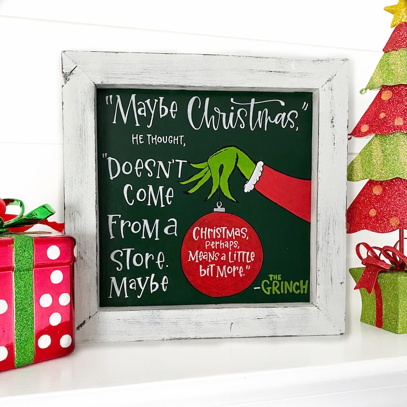 Handcrafted Wood Christmas Sign - Etsy
