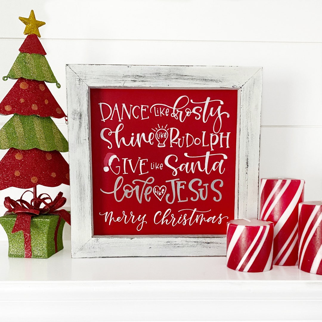Hand-crafted Wood Christmas Sign - Etsy