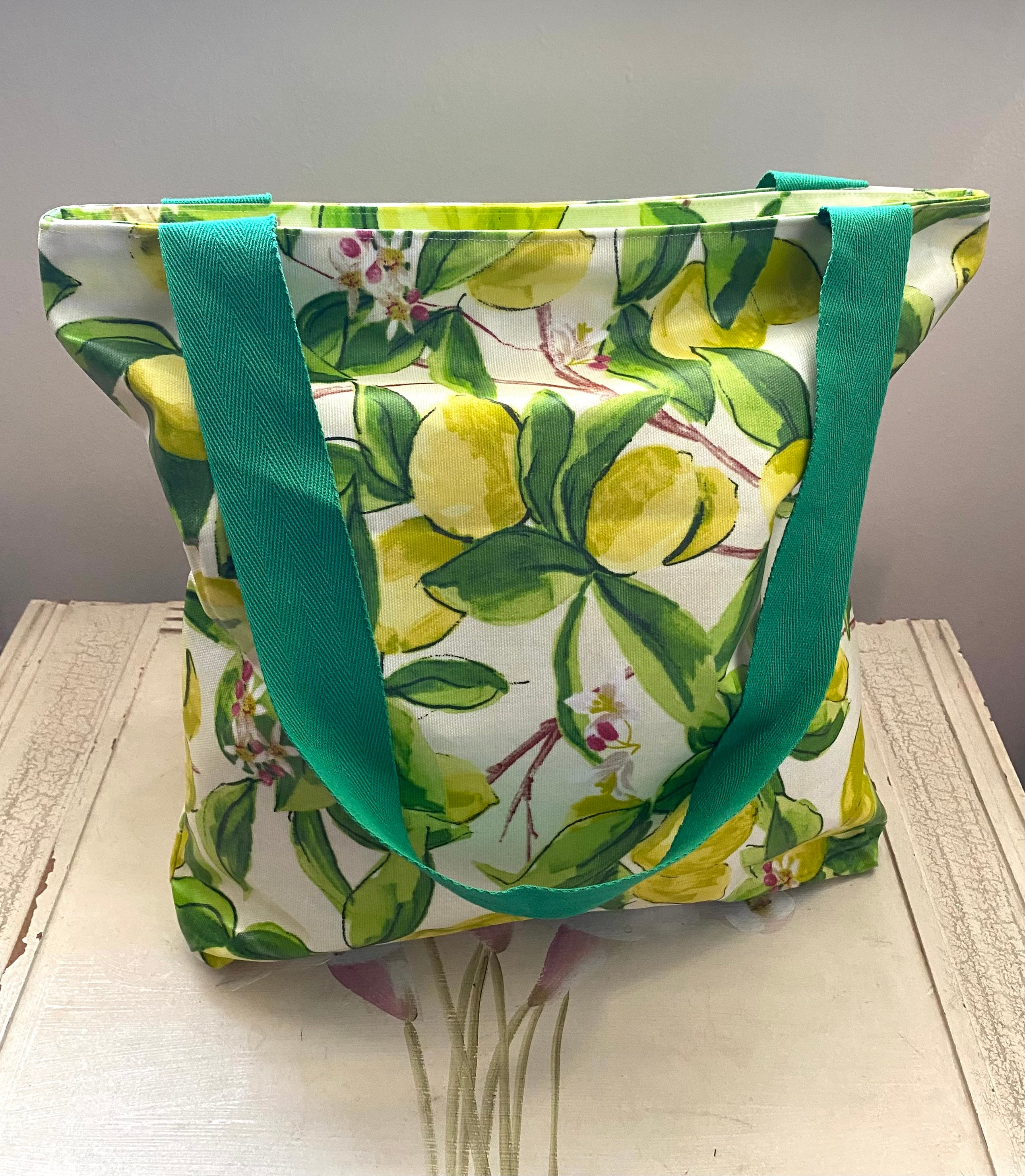 Oilcloth Tote Bags With Zip in 5 Designs - Etsy UK