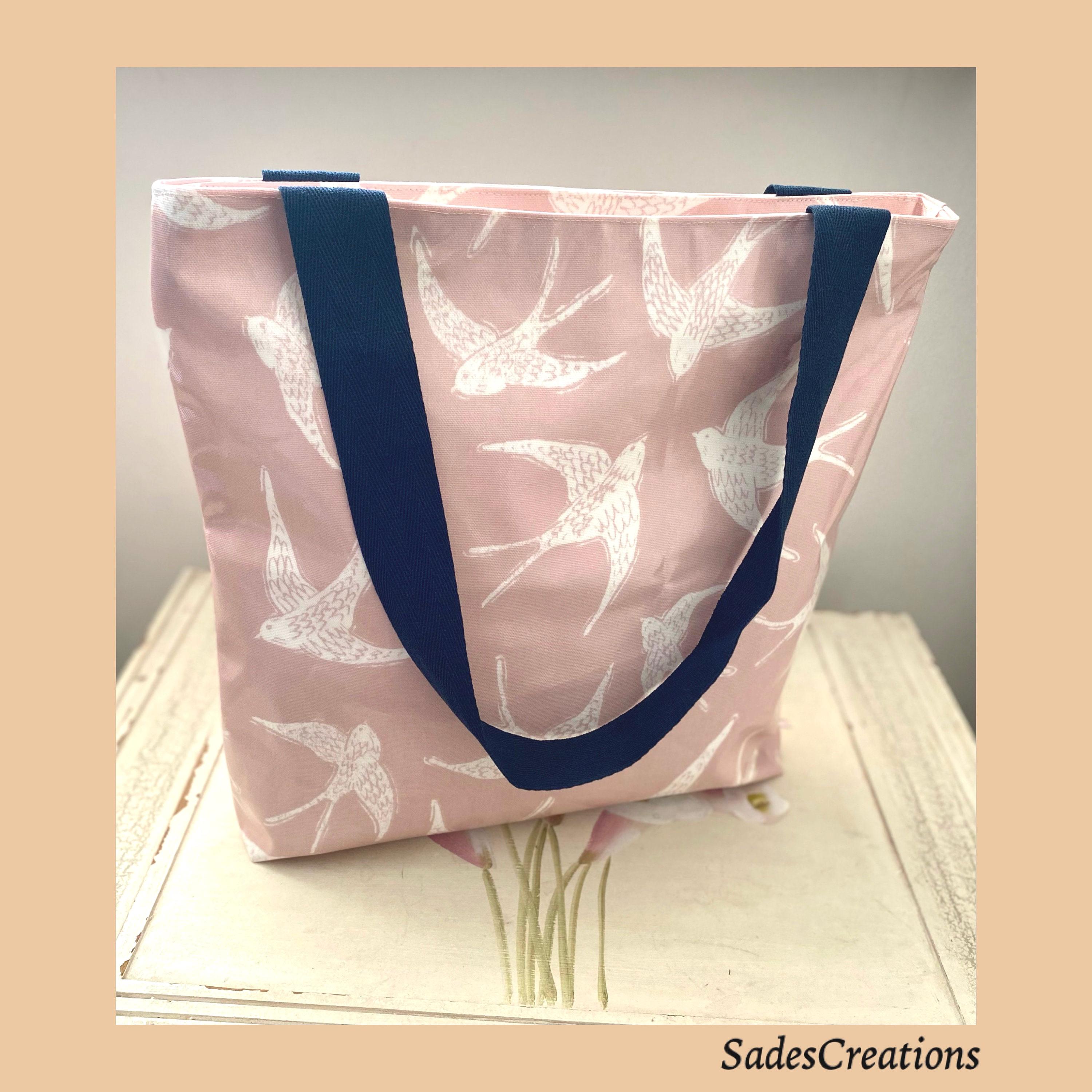 Oilcloth Tote Bags With Zip in 5 Designs - Etsy