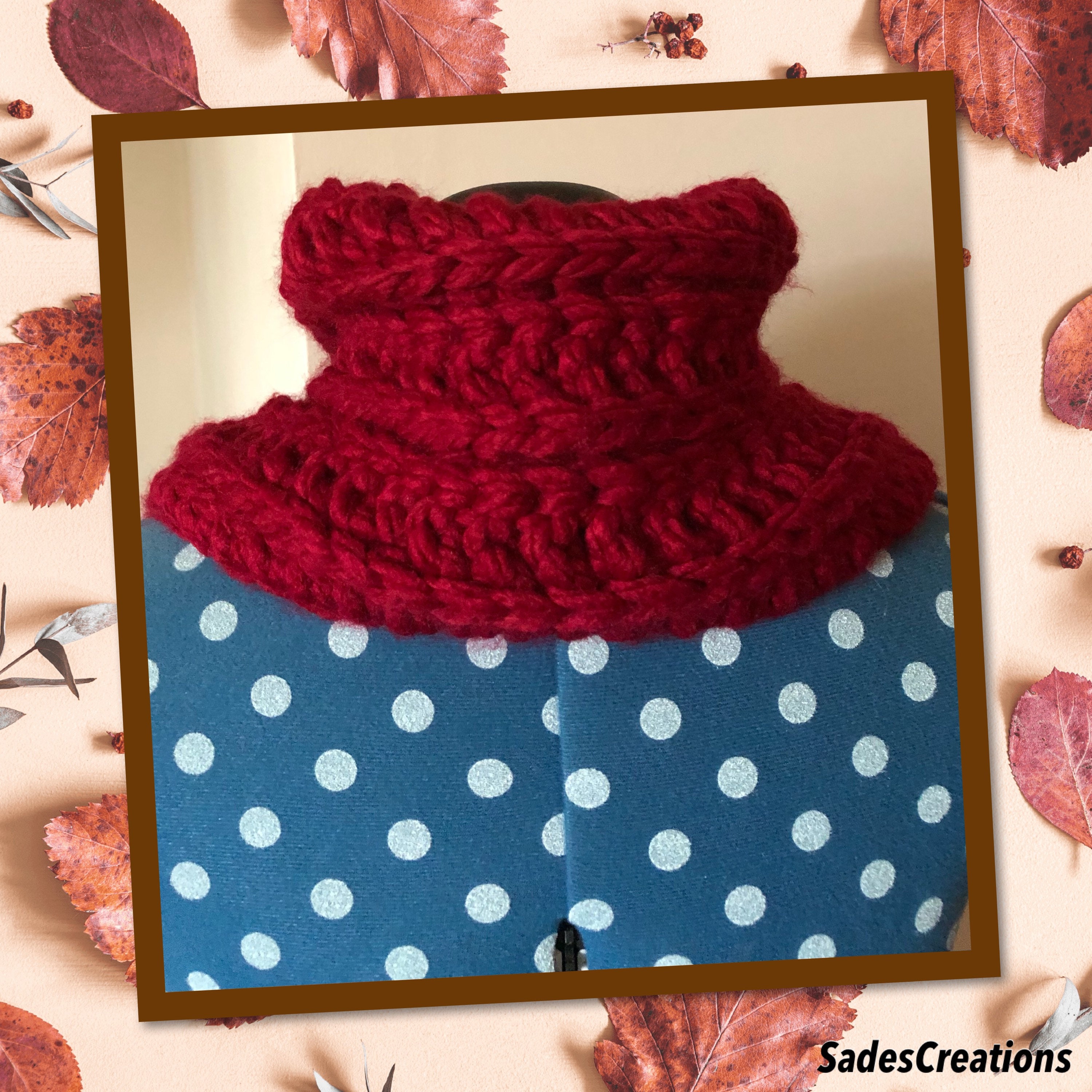 Super Chunky Snood/cowl With Buttons. Stylish and Super Warm. - Etsy ...