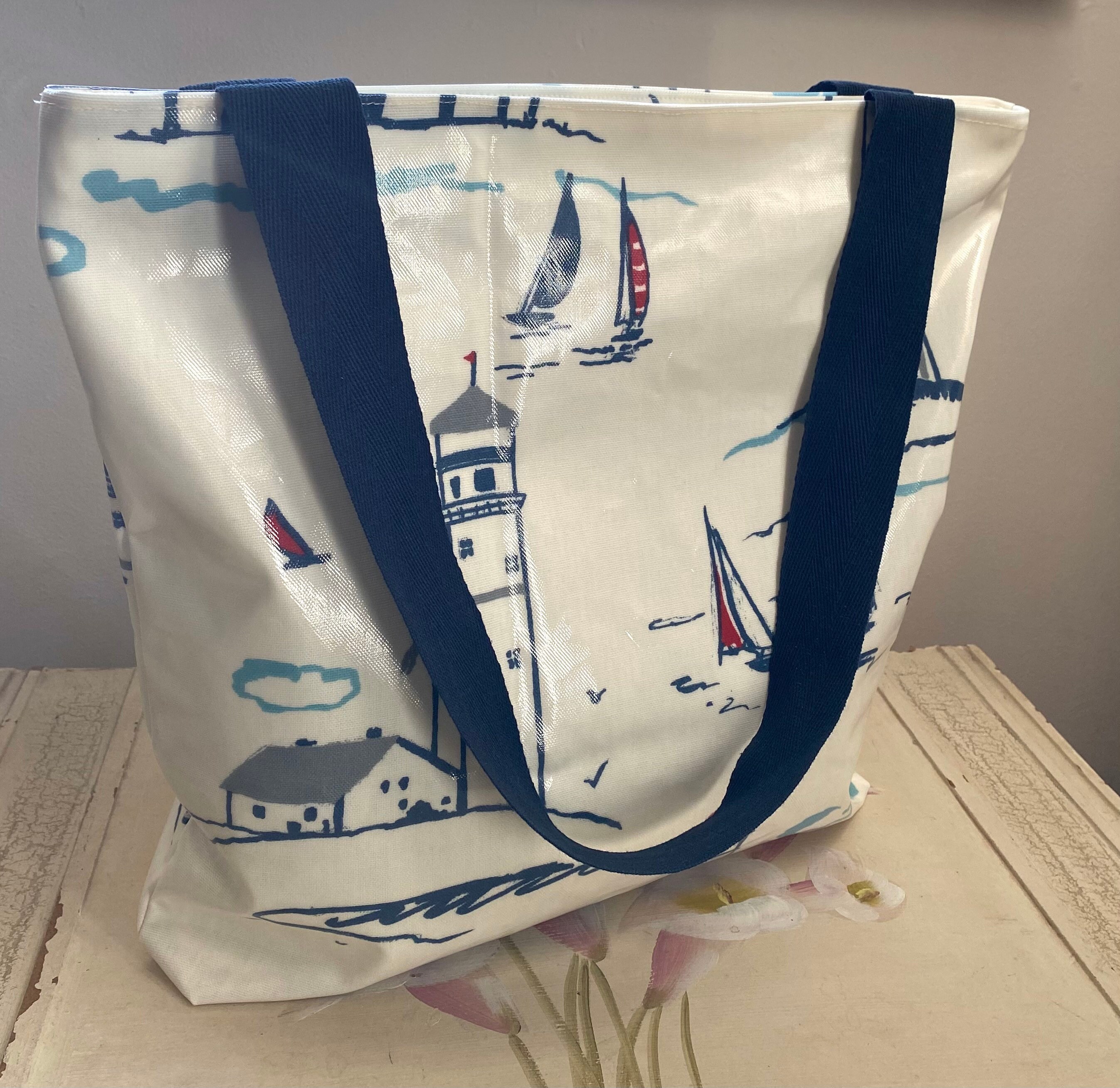 Oilcloth Tote Bags With Zip in 5 Designs - Etsy UK