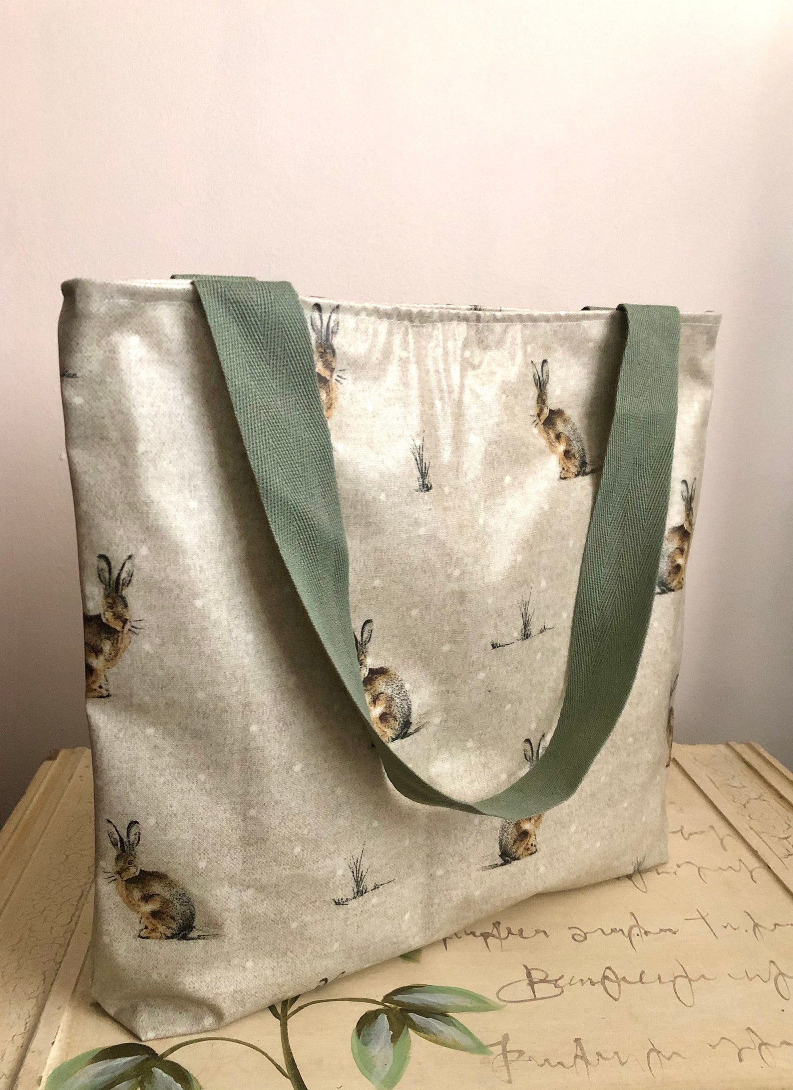 Oilcloth Tote Bags With Zip in 5 Designs - Etsy UK