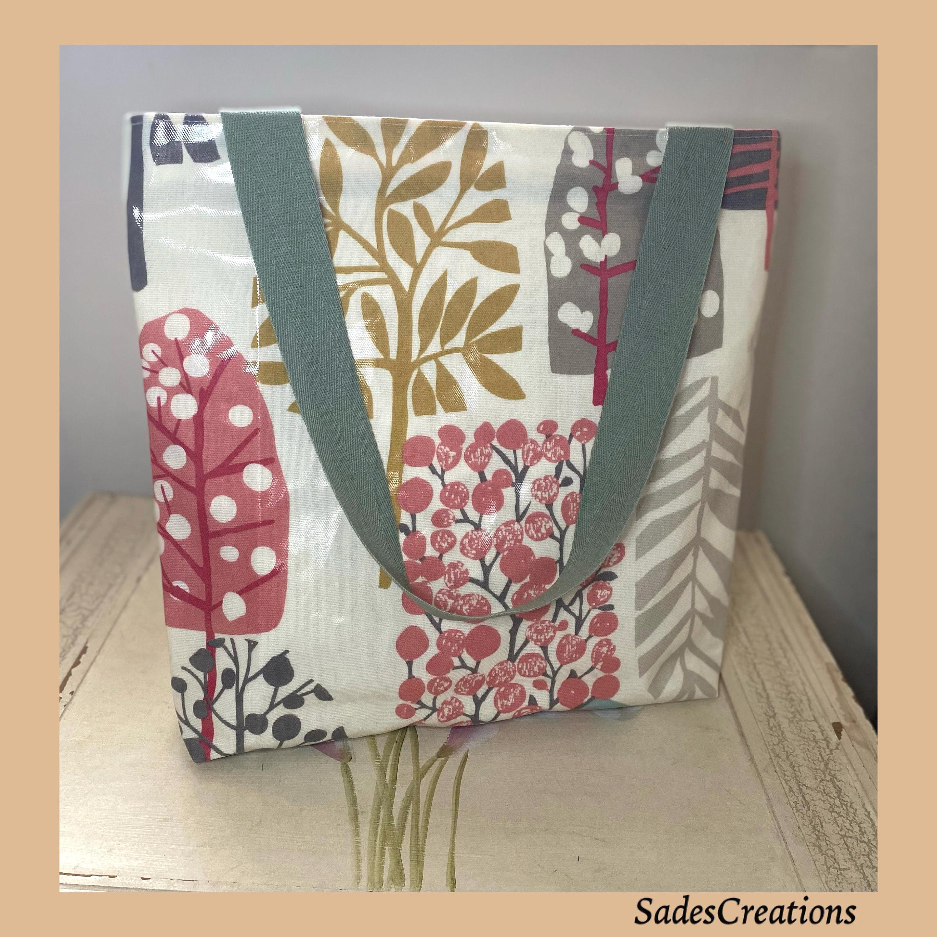 Oilcloth Tote Bags With Zip in 5 Designs - Etsy UK