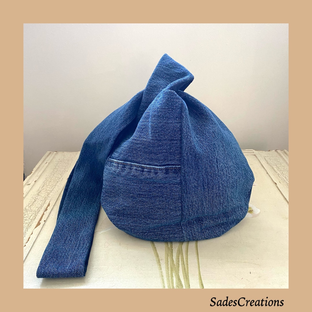 Knot Bag Over Shoulder in Denim - Etsy