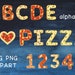 Pizza Alphabet Clipart PNG, Pizza Clip Art, Pizza Letter Clipart ...