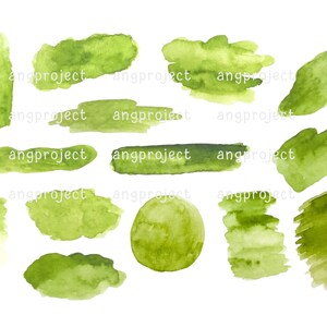 Green Splash Clipart, Green Watercolor PNG, Green Design for Logo ...