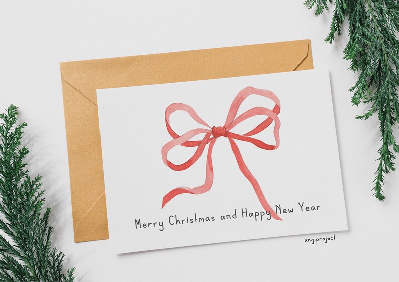 Watercolor Christmas Bow Ribbon Clipart PNG, Red Bow Watercolor, Red ...