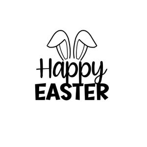 Happy Easter Bunny Ears SVG CUTTING FILE Digital Download - Etsy