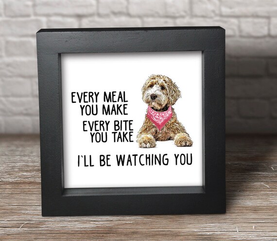 Signs Doodle Dog Sign Doodle Small Sign Tiered Tray Sign Goldendoodle ...