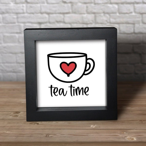 Tea Time Sign - Etsy