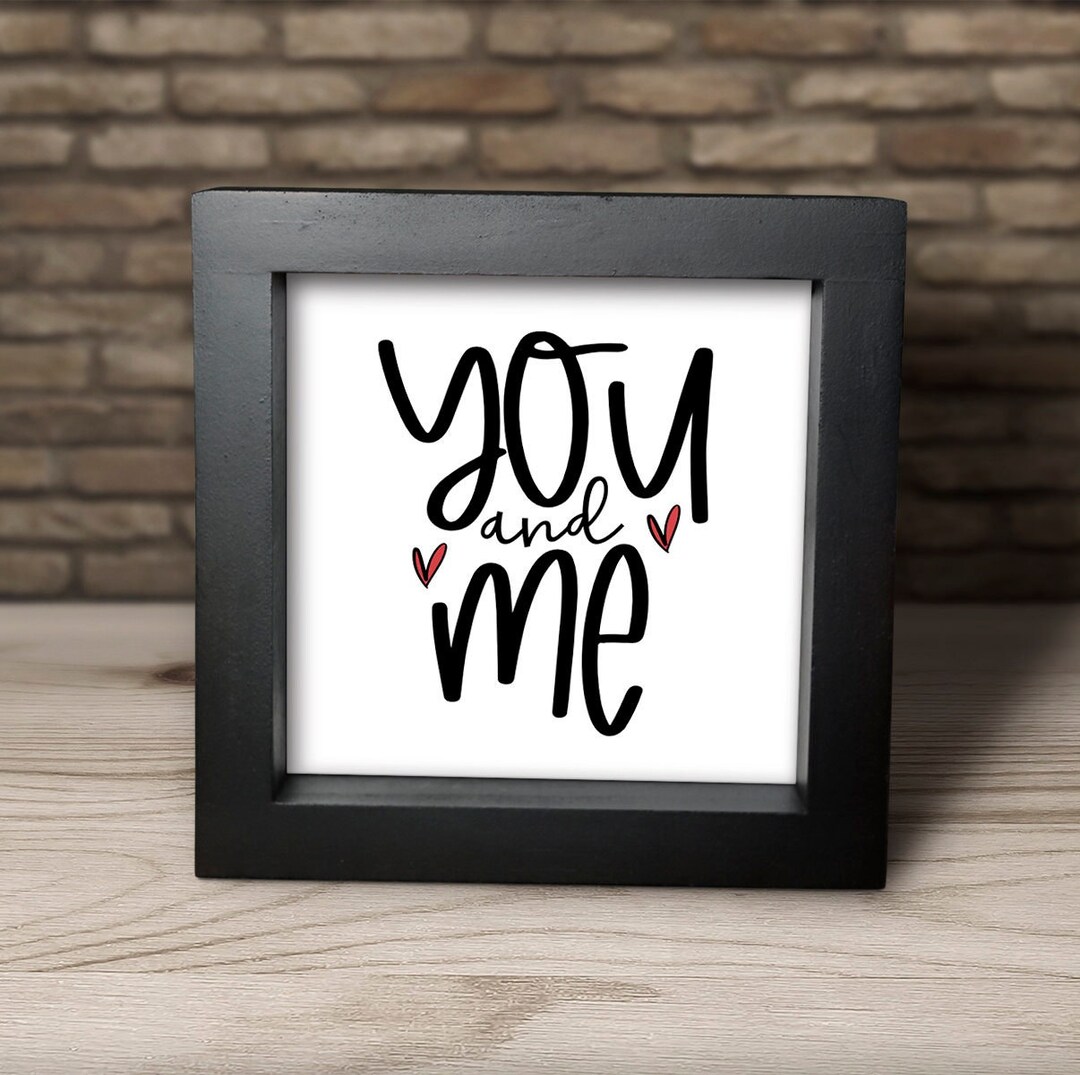 You and Me Sign, Couples Sign, Anniversary Sign, Love Sign, Wedding ...