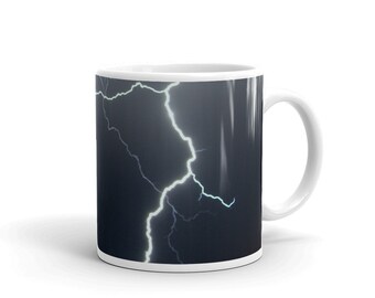 Lightning Coffee Mug - Etsy