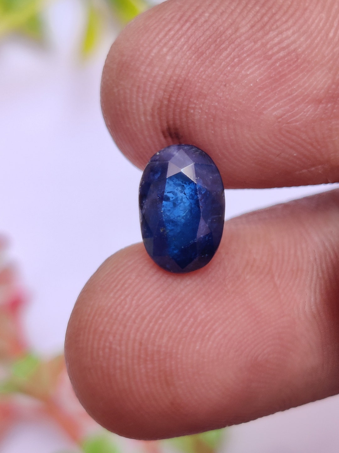 Certified Royal Blue Kashmir Sapphire Gemstone, Natural Kashmir Blue ...
