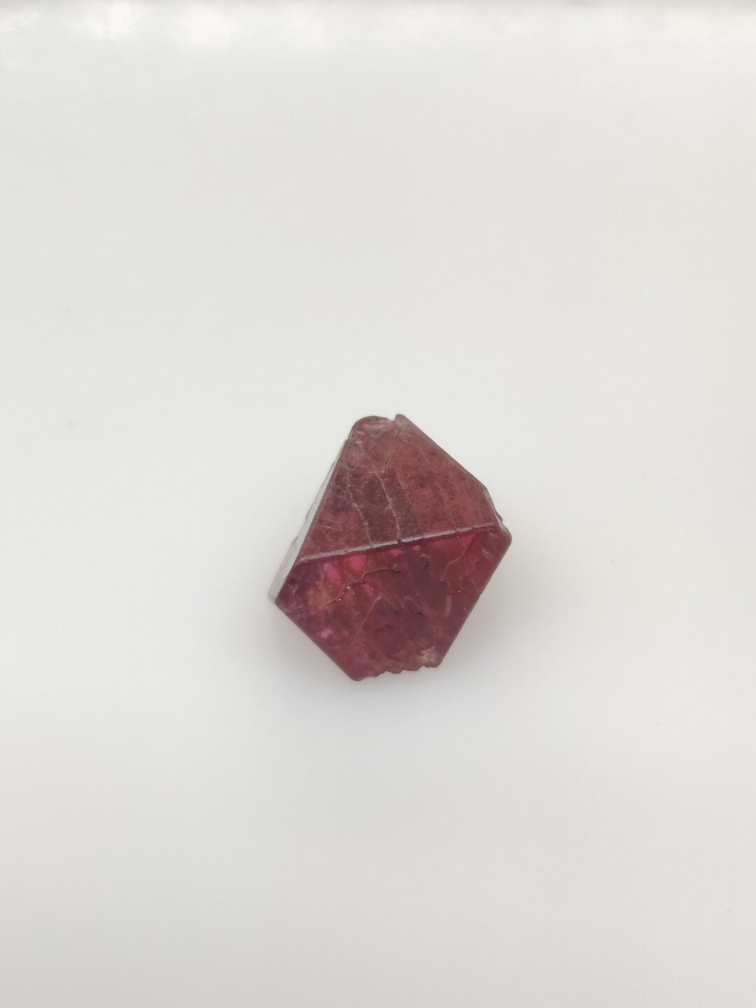 Burmese Red Spinel Raw, Octahedral Spinel Crystal, Natural Spinel ...