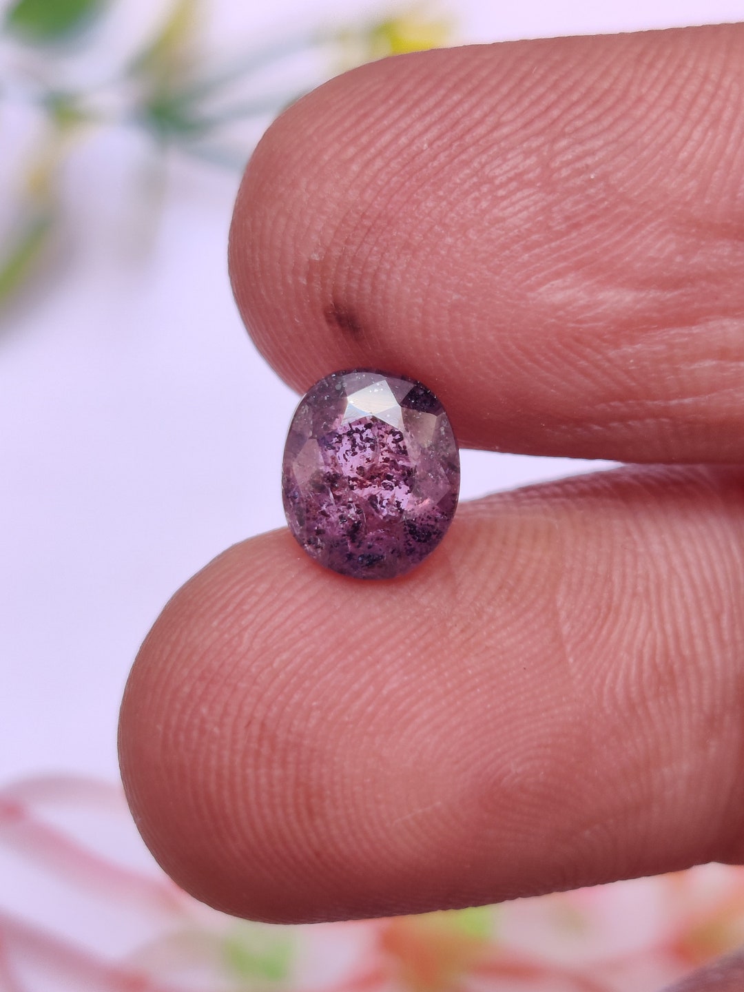 Natural Purple Sapphire Gemstone, Shrilankan Purplish Red Sapphire ...